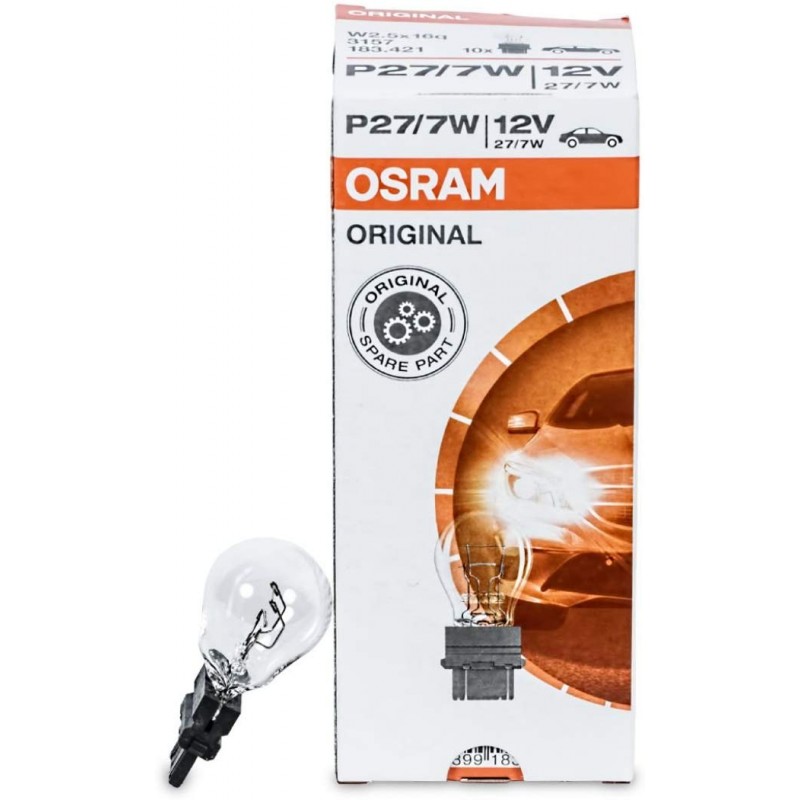 10Adet Osram 3157 Ampul P27/7W 12V Jeep Stop Sinyal Ampulü