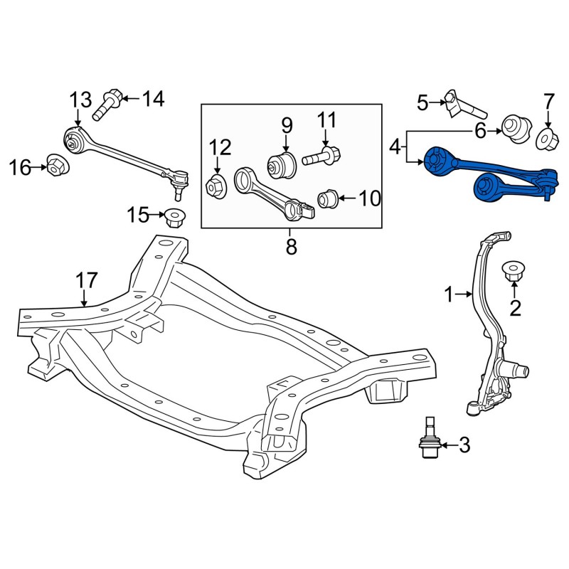 Chrysler 300C Ön Üst Sol Salıncak 3.0CRD 5.7L 05-10 68045131AE