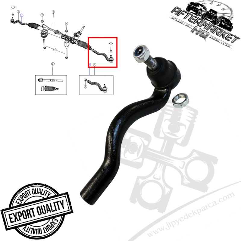 Jeep Grand Cherokee WK1 WK2 2011-2015 Sağ Rot Başı 68069646AB